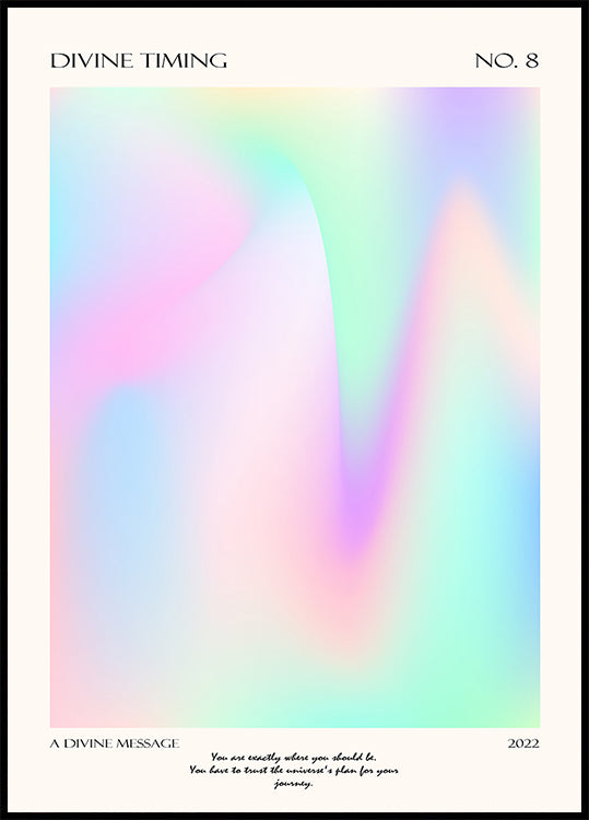 Divine Timing Poster – Posterbox.uk