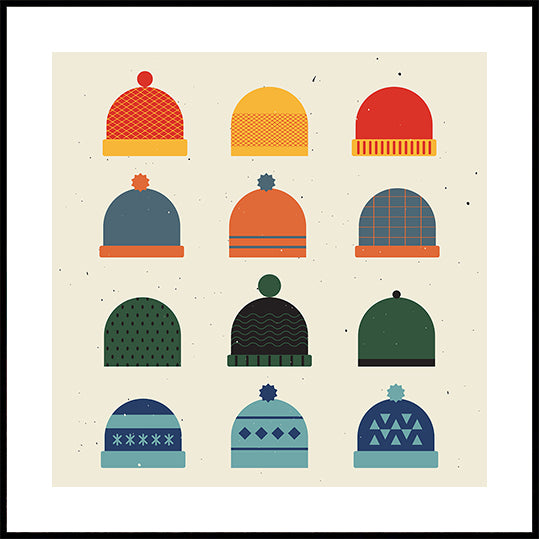 Hats Poster – Posterbox.uk