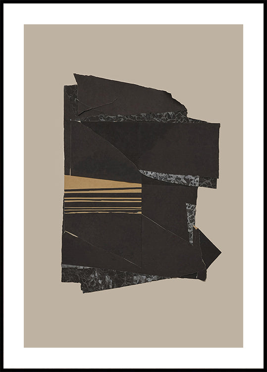 Fragmented Layers Poster – Posterbox.uk